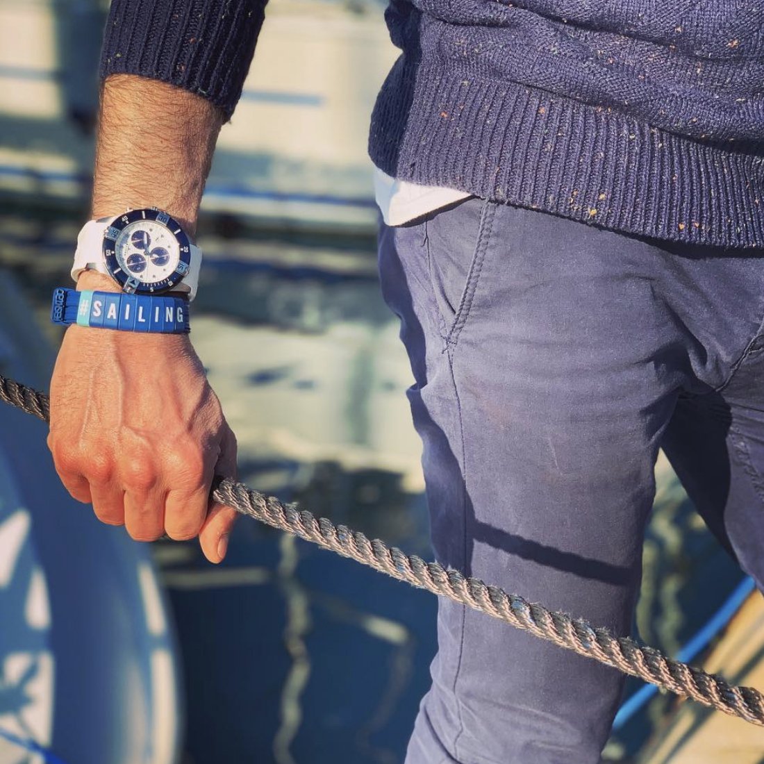 Personalized Cobalt Bracelet | Hashtag Bracelets