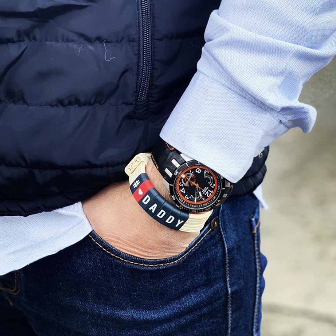 Personalized Black Ivory Bracelet | Hashtag Bracelet ® – Hashtag Bracelets