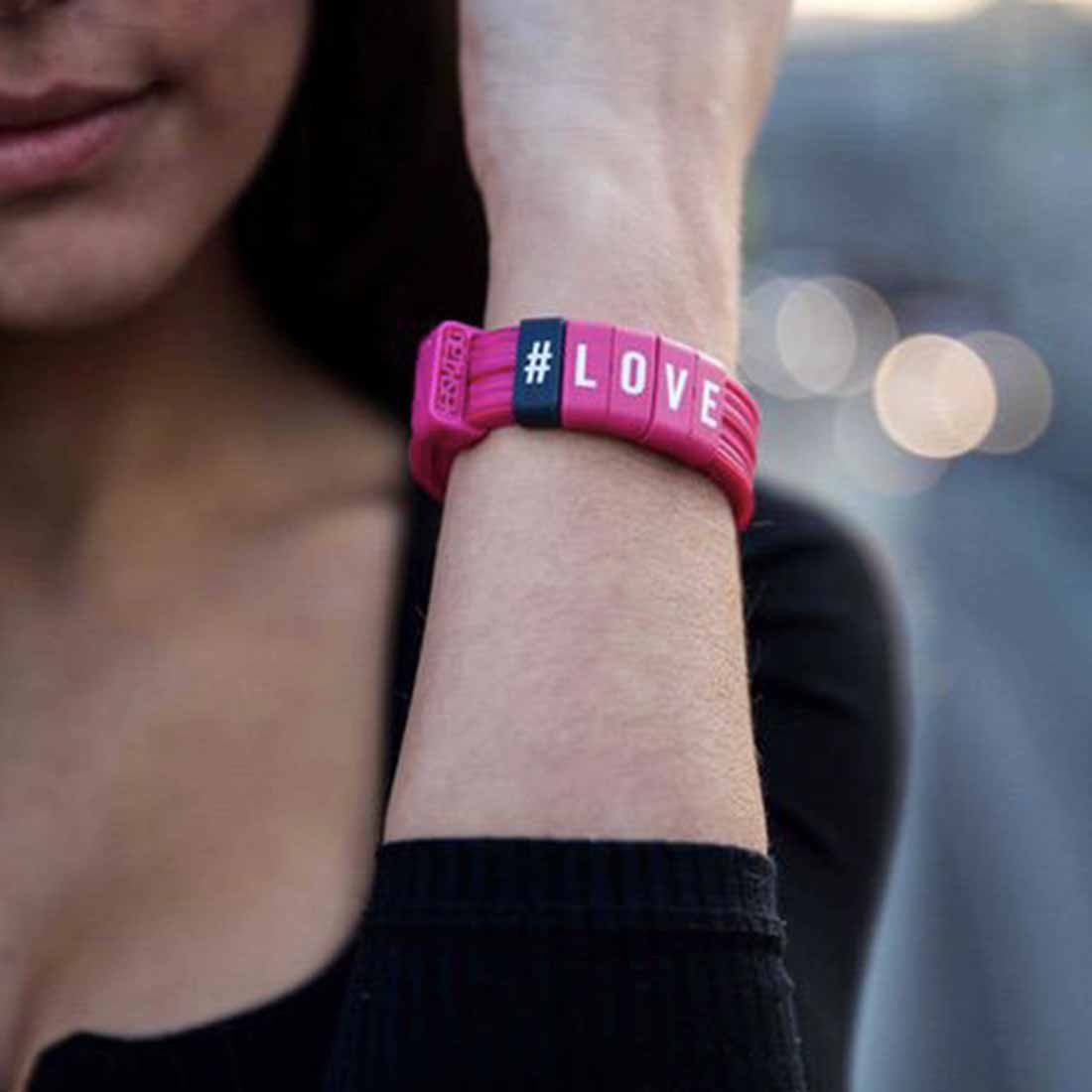 Personalized Pink Bracelet | Hashtag Bracelet ® – Hashtag Bracelets